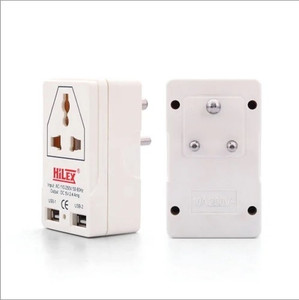 VOLTA INDIA Universal MultiPlug 3pin With 2 USB 5v Ports 2.4 A Three ...