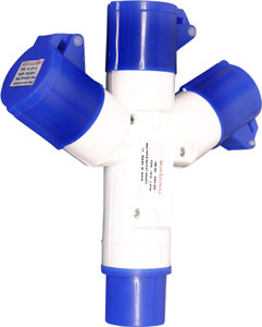 Influxx INFLX_124 3pin socket Triple Outlet Socket Multi Splitter ...