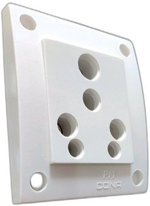 PM Cona WAWA 9146, Universal Socket 6/16A (Pack of 2) 16 A Six Pin ...
