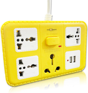 Pick Ur Needs 16A 3+1+2 -Way Extension Cord / Board (1 Power Plug) With ...