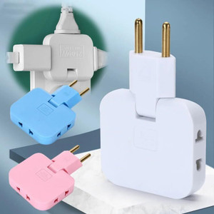 Tnglov 2 Pin Multiplug Adapter with Universal Socket | Foldable ...