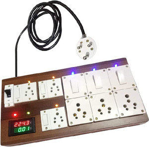 Icalsonic Three 6 Amp and 16 Amp Socket, Switch Led light 4 meter wire ...