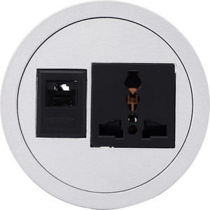 BOXNUBE Power Grommet Socket with LAN Port for Desktop, Workstation, 10 ...