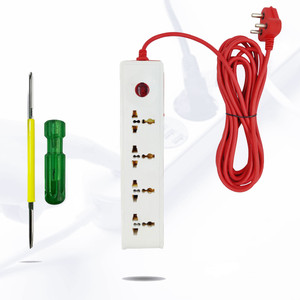 Hillgrove HGCM305M3 Power Extension with 4Socket and 1 Switch with ...