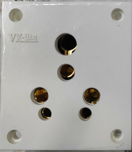 VKLITE 16 Amp Power Socket 5 Pin, 4 Nut 16 A Five Pin Socket Price in ...