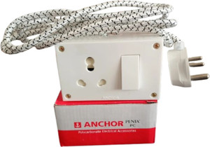 ANCHOR By Penasonic 1 Sockets 1 Switch Power Extension Board 16 A ...