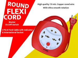 Runcon Flexi Cord 6 A Two Pin Socket Price in India - Buy Runcon Flexi ...