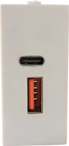 element hub Dual USB Modular Socket Fast Charging ,18W USB-C and USB-A ...