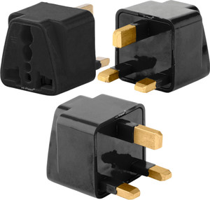 HI-PLASST Type G Plug (3 Pieces) , Universal UK Flat Pin 3Pin Travel ...