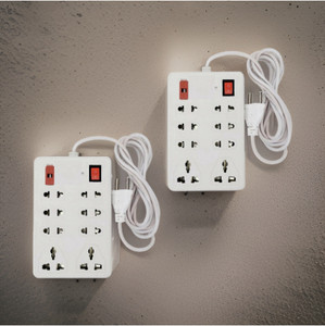 LifoDora 8 Sockets 1 Switches extension board (Cord Length:-2.5M) qn50 ...