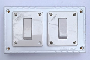 CONA Non Modular Switch 16Amp (1Way) With PVC Open Board, Heavy Duty ...