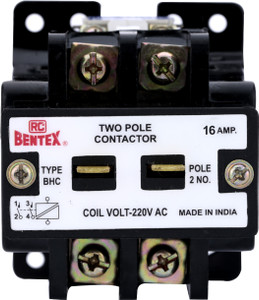 RC BENTEX Air Break 2 Pole Contactor, Z0X00000243 16 A Two Way ...