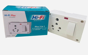 Hi-Fi electric Hi-Fi Plus 3-in-1 Switch Socket Combo with Indicator 20 ...