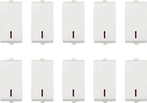 ANCHOR 16AX, 1 Way Switch, 1 Module, White, Pack of 1 15 A One Way ...