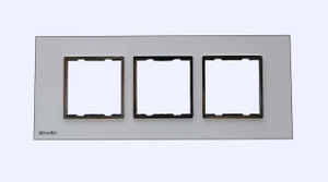 Dewon Electric 6 Module White Switch Plate | Modular Cover Frame ...