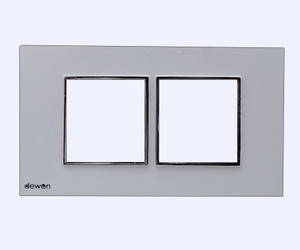 Dewon Electric Electric 4 Module White Modular Plate|Glossy Finish|Easy ...