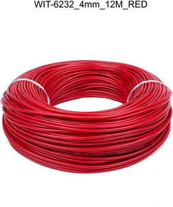 JELECTRICALS pvc 4 sq/mm Red 12 m Wire Price in India - Buy ...