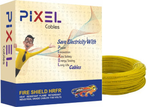 PIXEL HR-FR PVC 1 sq/mm Yellow 90 m Wire Price in India - Buy PIXEL HR ...