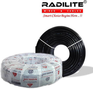 RADILITE HRFR GRADE PVC, FR GRADE PVC 6 sq/mm Black 90 m Wire Price in ...