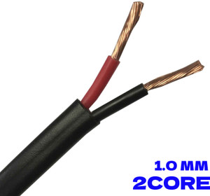 ELSON 1 mm x 2 Core Multi Round Core Copper Cable AC wire Multi Purpose ...