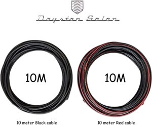 DAYSTAR SOLAR Polycab DC Cable XLPO UV Protected 4 sq.mm tin-coated ...