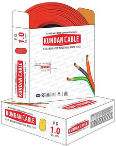 KUNDAN CABLE Pvc 1 sq/mm Multicolor 90 m Wire Price in India - Buy ...