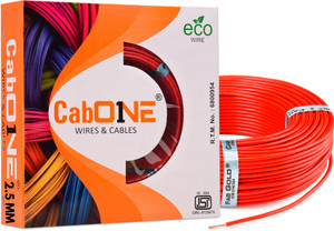 CabONE Copper 2.5 sq/mm 90MTR FR PVC Multi Strand Electrical Wire Cable ...