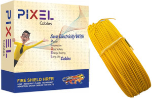 PIXEL HRFR PVC 0.75 sq/mm Yellow 90 m Wire Price in India - Buy PIXEL ...