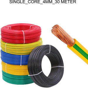 JELECTRICALS PVC 4 sq/mm Multicolor 30 m Wire Price in India - Buy ...