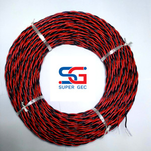 SUPER GEC 14-76 First PVC Flexible Twisted Aluminium wire 0 sq/mm Red ...