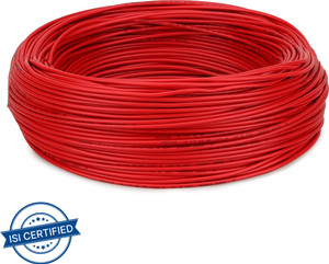 Polycab FR Grade PVC Compound 0.75 sq/mm Red 90 m Wire Price in India ...