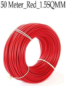 JELECTRICALS PVC 1.5 sq/mm Red 50 m Wire Price in India - Buy ...