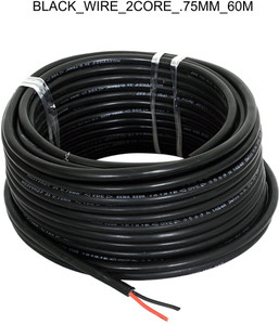 Electro Factory PVC 0.75 sq/mm Black 60 m Wire Price in India - Buy ...