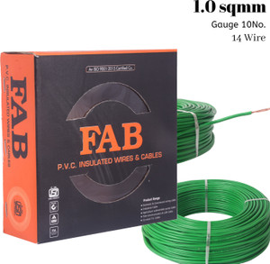 kripa FAB 1 sqmm Copper Multi Strand House Wire FR PVC Electrical ...