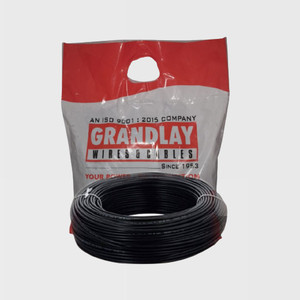 GrandLay FRLS PVC 4 sq/mm Black 180 m Wire Price in India - Buy ...