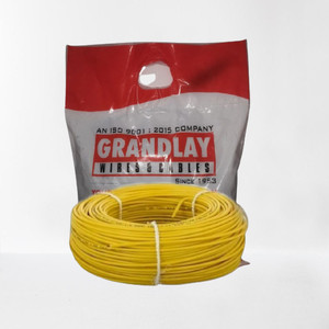 GrandLay FRLS PVC 1 sq/mm Yellow 180 m Wire Price in India - Buy ...