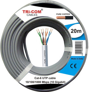 TRICOM PVC 1 sq/mm Grey 20 m Wire Price in India - Buy TRICOM PVC 1 sq ...