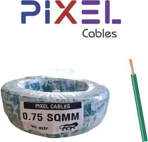 PIXEL 0.75 SQMM COPPER, PVC Cable 0.75 sq/mm Green 90 m Wire Price in ...