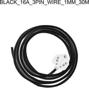 JELECTRICALS PVC 1 sq/mm Black 30 m Wire Price in India - Buy ...
