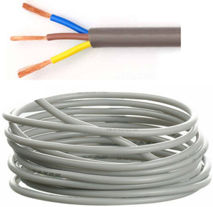 TRICOM PVC Multi Core Copper Wires 1 MM x 3 Core, Pure Copper 14 sq/mm ...