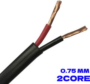 ELSON 0.75 mm x 2 Core Multi Round Core Copper Cable AC wire Multi ...