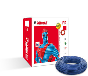 Goldmedal FR Grade PVC Compound 0.75 sq/mm Blue 90 m Wire Price in ...