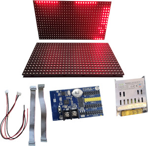 Infotech huidu P10 LED Scrolling Display Board DIY Starter KIT (Red ...