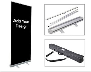 Amving Aluminium Foldable Banner Flex Rollup Standee 3x6 feet Arduino ...