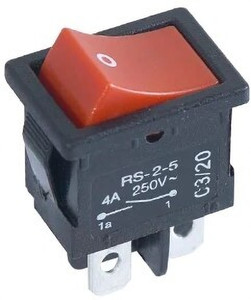 iBAT SOLUTIONS Elcom Rocker Switch RS2 4A Electronic Components ...