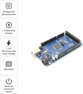 ROBO Arduino Mega 2560-Ch340 With Cable Electronic Components ...