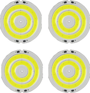 Wizzo (4 Pieces) DC 4 Volt 8 Watt Bright SMD LED Chips Jalebi Shape ...