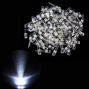 MAG BEE 5mm Leds Combo of 50 white led Light Electronic Hobby Kit Price ...