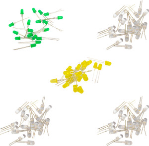 Robotbanao 5mm 4 Pin Round Slow Blinking Dynamics LED Diode Lights ...