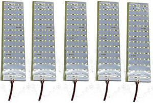 Dual SS Edge Pack of 5 12V High Brightness DC LED Bulb 84 SMD LED Light ...